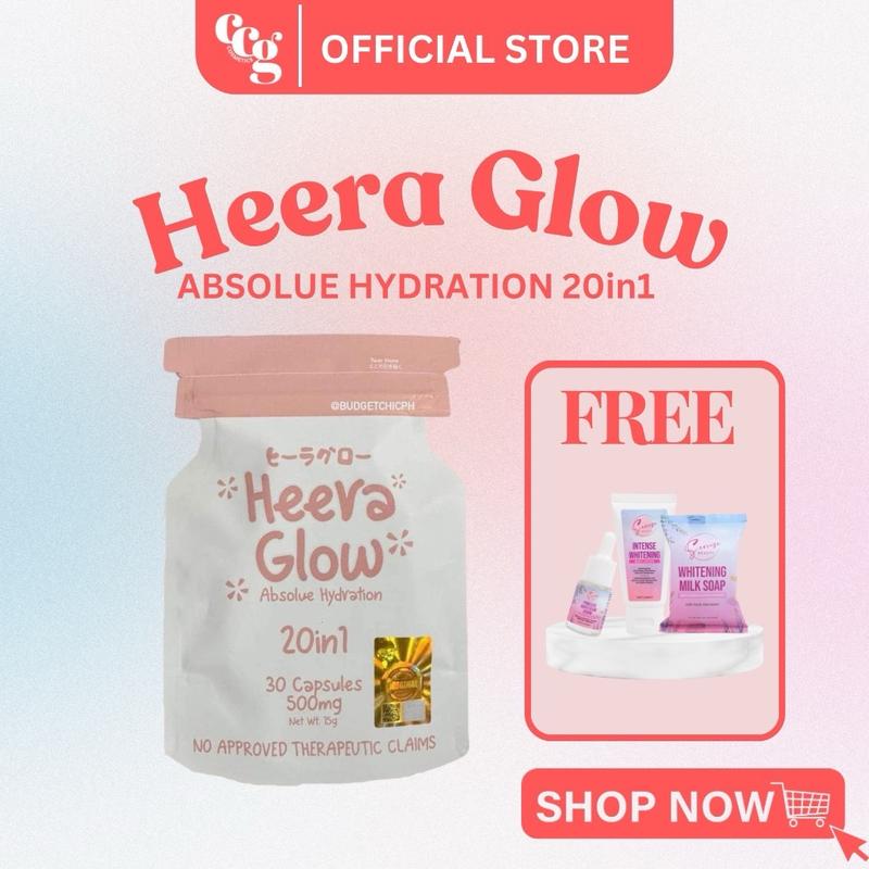 查看[HEERA GLOW ABSOLUE HYDRATION 30 CAPSULES 20IN1 COLLAGEN ROSEHIPS ...