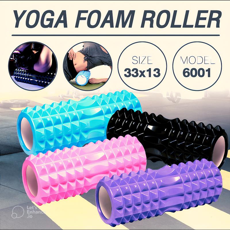 BG SPORT RUMBLE ROLLER FOAM YOGA ROLLER BUSA YOGA EMPUK YOGA BLOK PIJAT ...