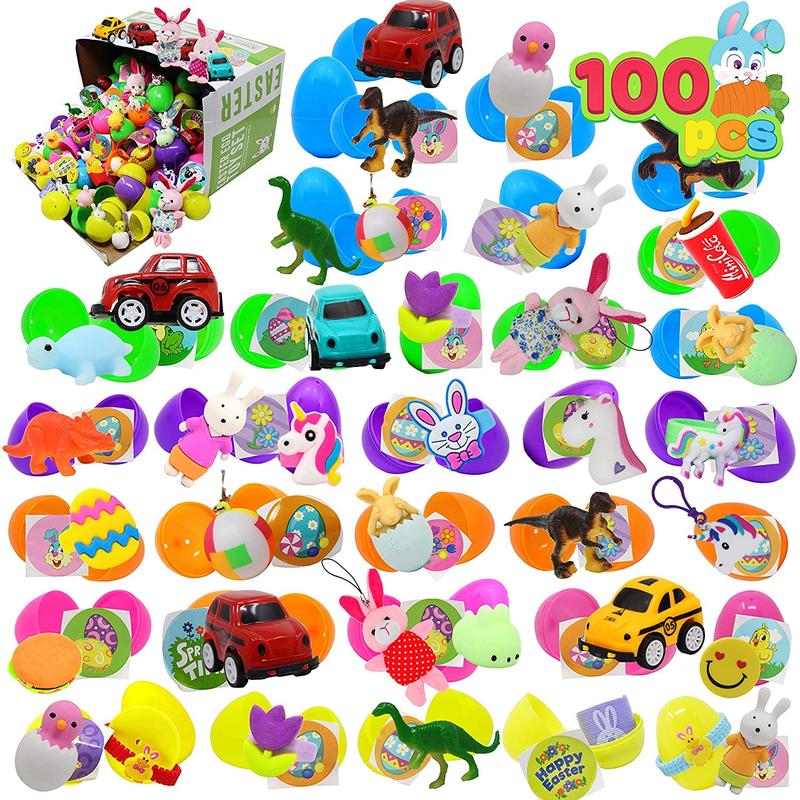 查看[36pcs/48pcs/60pcs/80pcs/100pcs/120pcs/144pcs/160pcs/200pcs Prefilled Easter Eggs Toys and ...