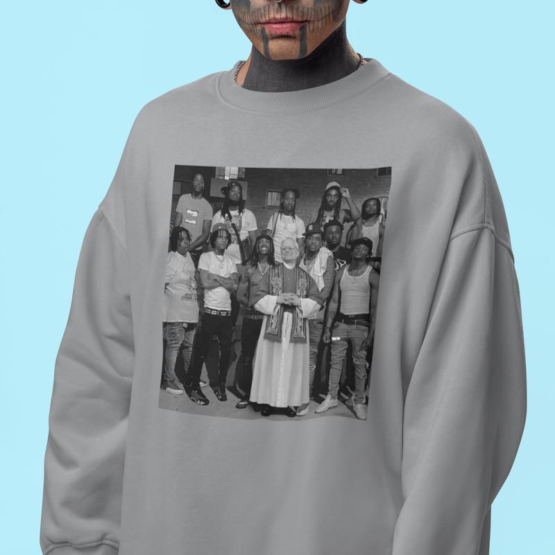 Pope From Oblock Shirt, First American Pope, Pope Back to Da Hood, Top ...