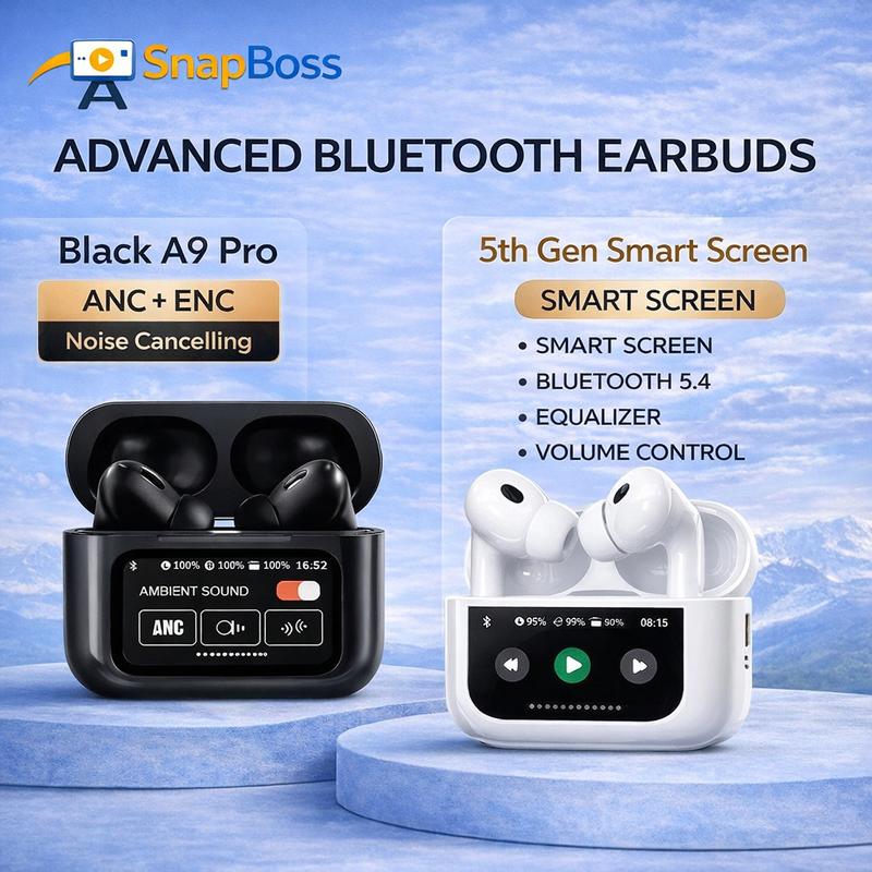 查看[Earphone Bluetooth A9 Pro Tanpa Wayar Dalam Telinga Dengan Mikrofon ...