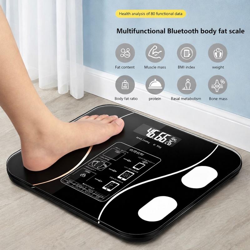 查看[Bluetooth Smart BMI Digital Bathroom Scale 180kg Wireless Weight ...
