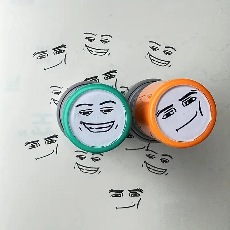 查看[Face Memes Seal Stamp Novetly Self-Inking Funny Seal Stamp Cute DIY ...