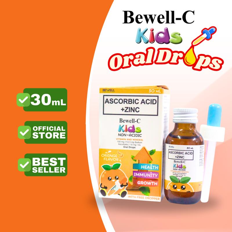 查看[Bewell-C Kids (ORAL DROPS) Vitamin C and Zinc for babies Orange ...