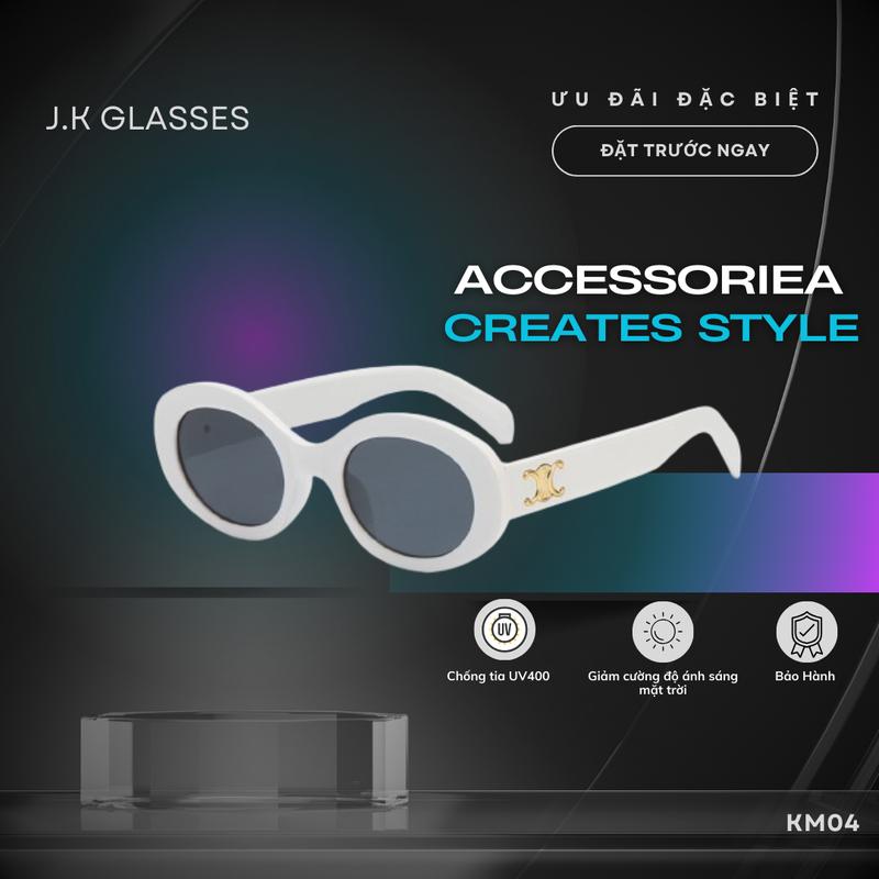 KM04 Kính mát chống ánh nắng, chống tia UV400 INS unisex phù hợp với mọi khuôn mặt Mắt Kính Kính ...