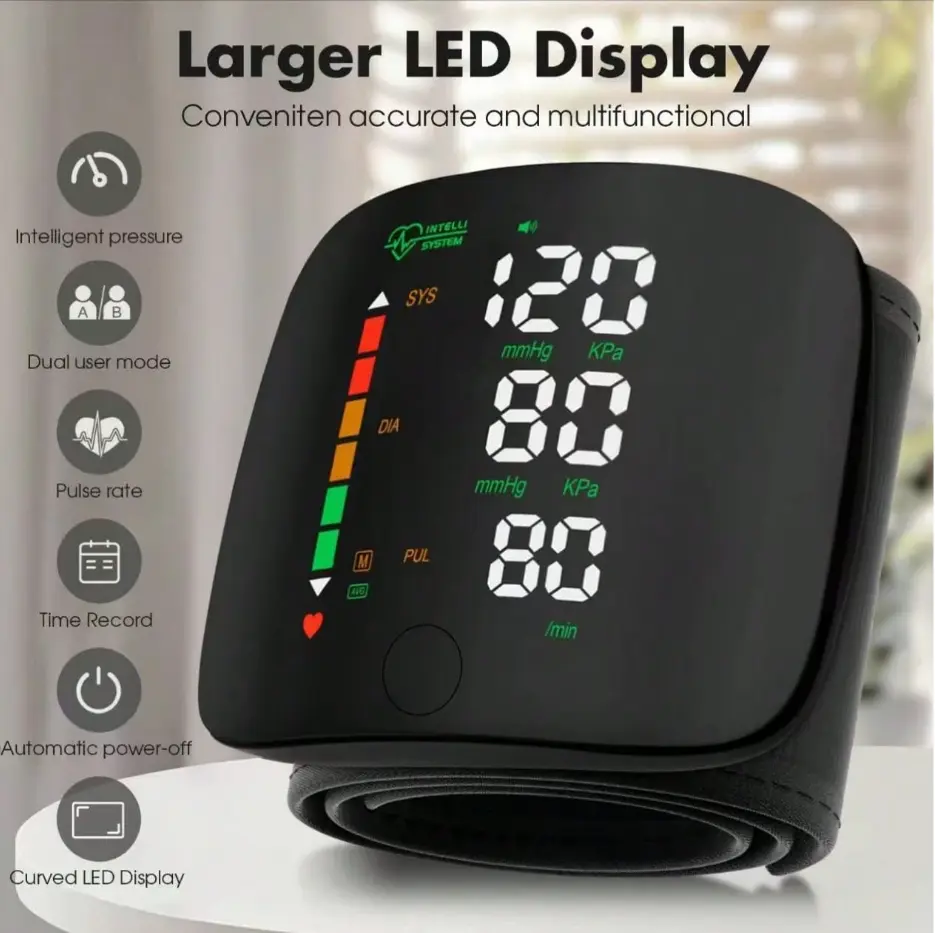 查看[Rechargeable Wrist Blood Pressure Monitor, Automatic Electric ...