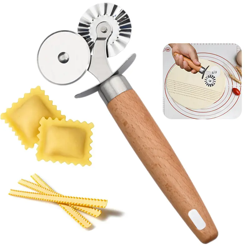 Pasta Cutter Wheel Fluted Pastry Cutter Double Whe TikTok爆款商品分析 - GMV ...