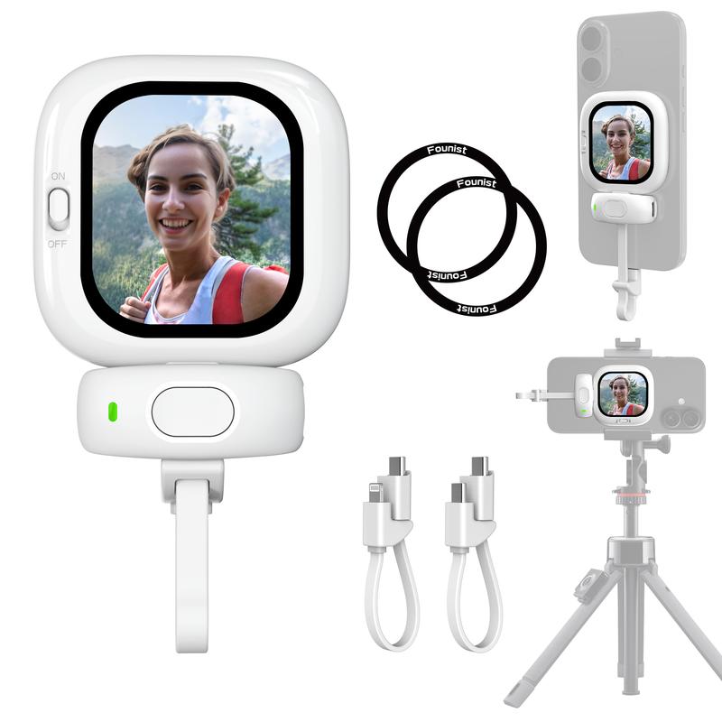 查看[FOUNIST Vlogmate Mini for iPhone 5-17, 1080P/2K Magnetic Plug-and ...