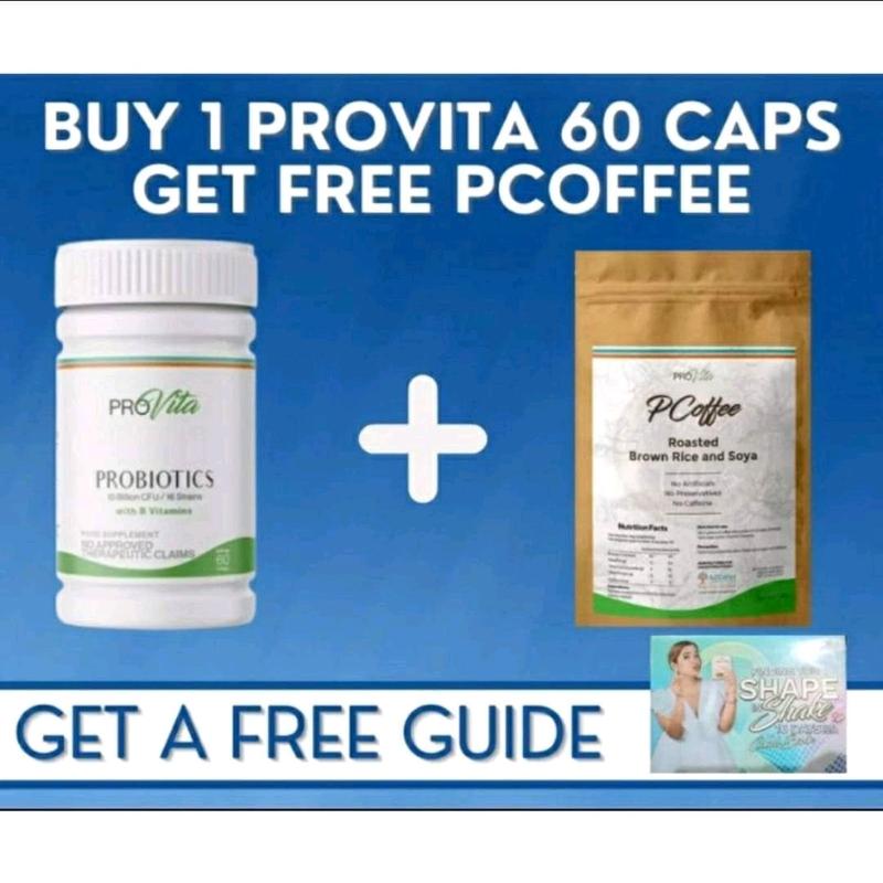Provita Probiotics 30s Get Free PCoffee 300g | TikTok Shop Sales History | FastMoss