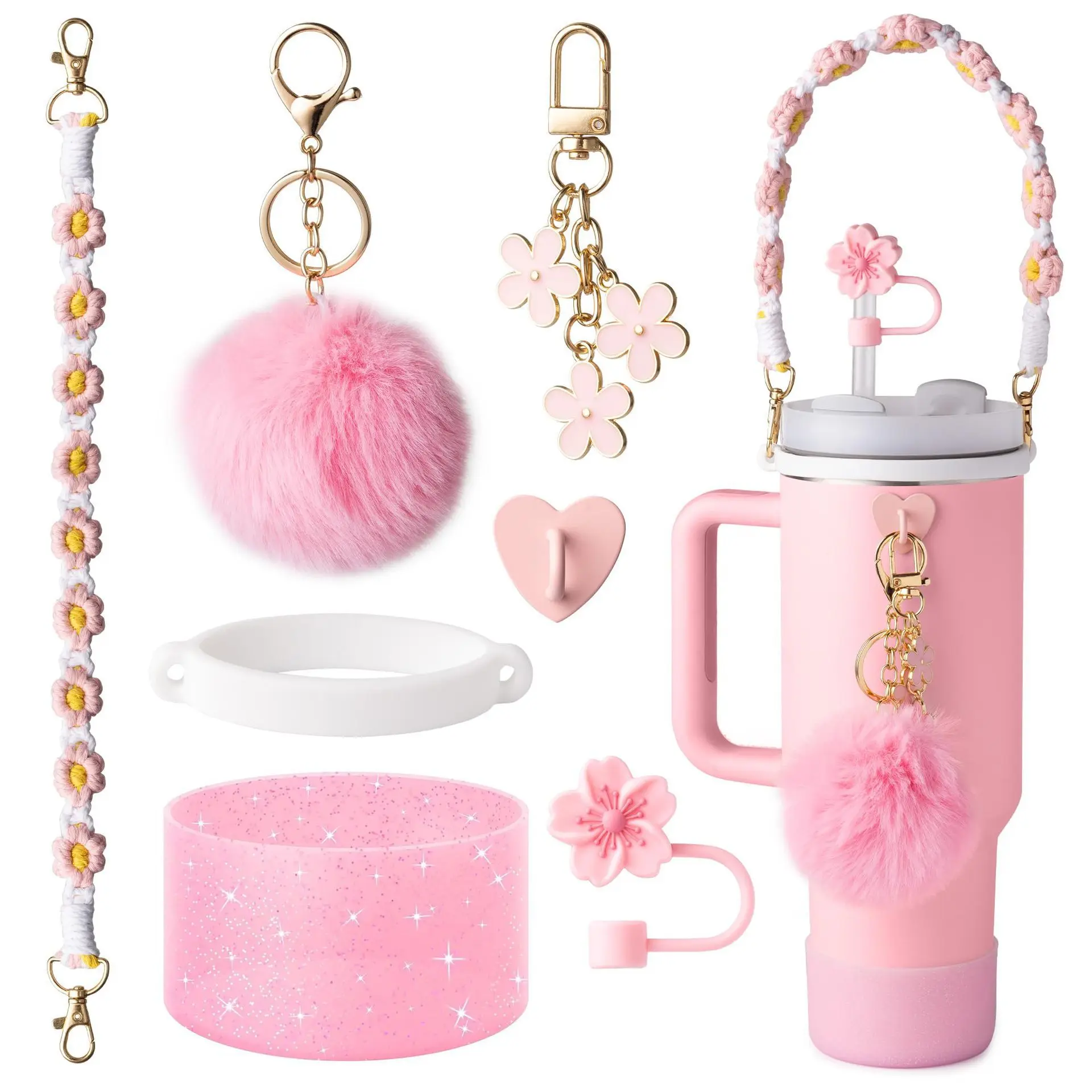 Compatible with Cup Accessories, 7pcs Tumbler Acce TikTok爆款商品分析 - GMV ...