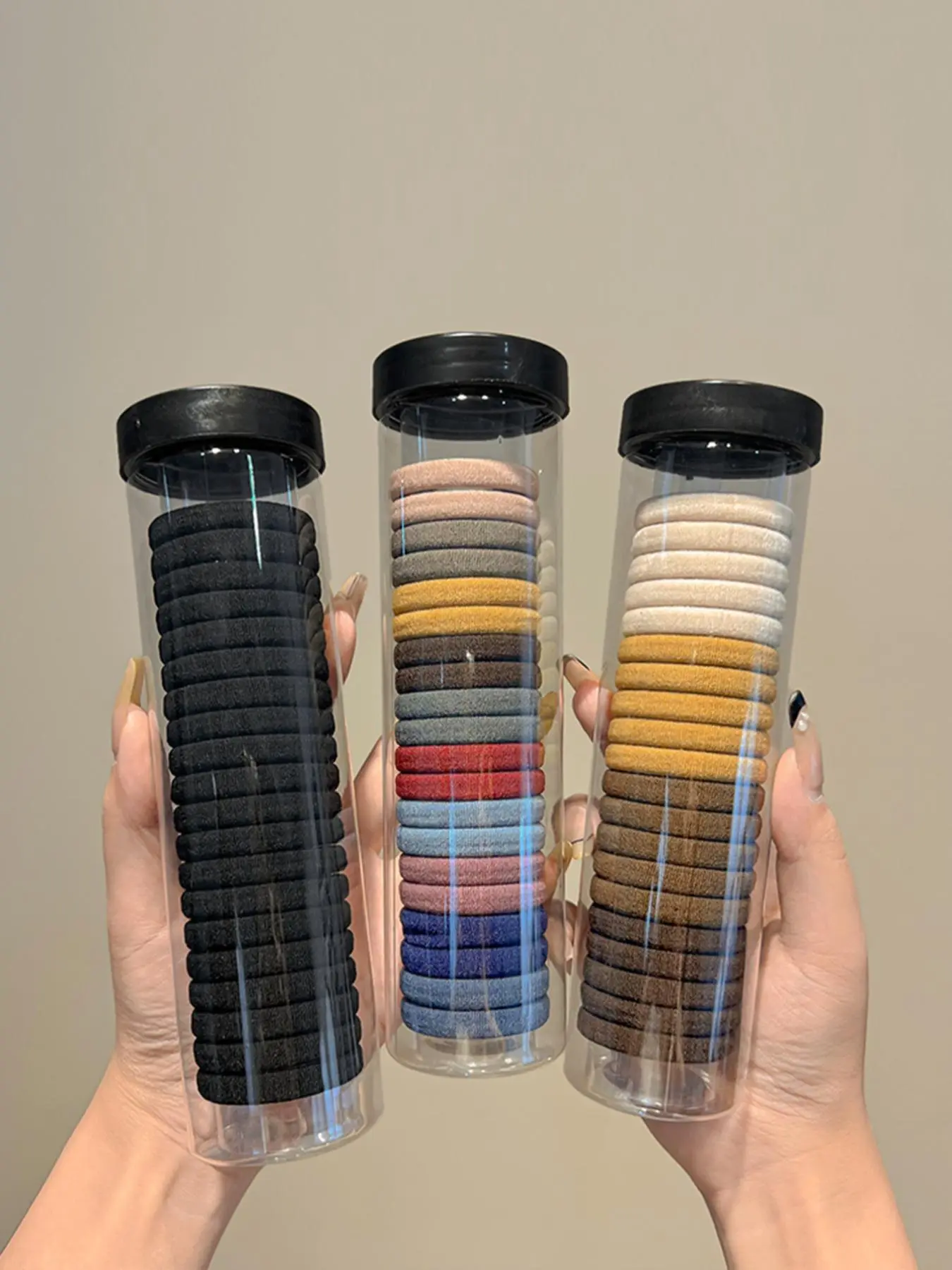 Simple Plain Color High Stretch Nylon Hair Ties, P TikTok爆款商品分析 - GMV ...