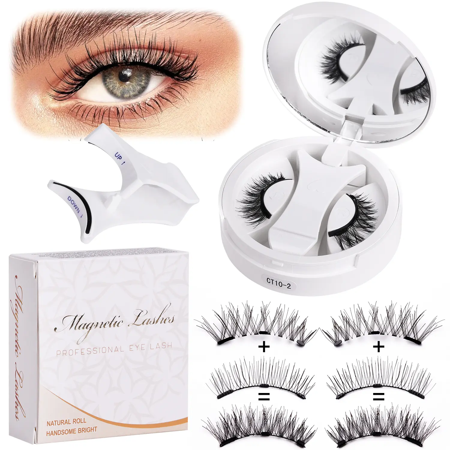 Magnetic False Eyelash Kit for Eyelash Extensions, TikTok爆款商品分析 - GMV ...