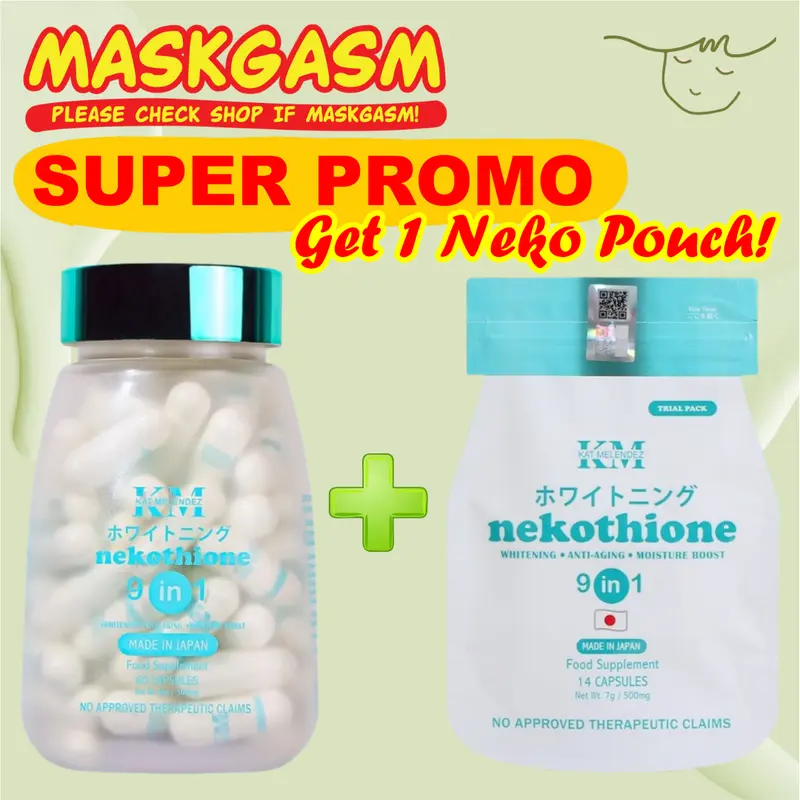 SUPER PROMO - NEKOTHIONE 60 CAPSULES PER BOTTLE BY KAT MELENDEZ ...
