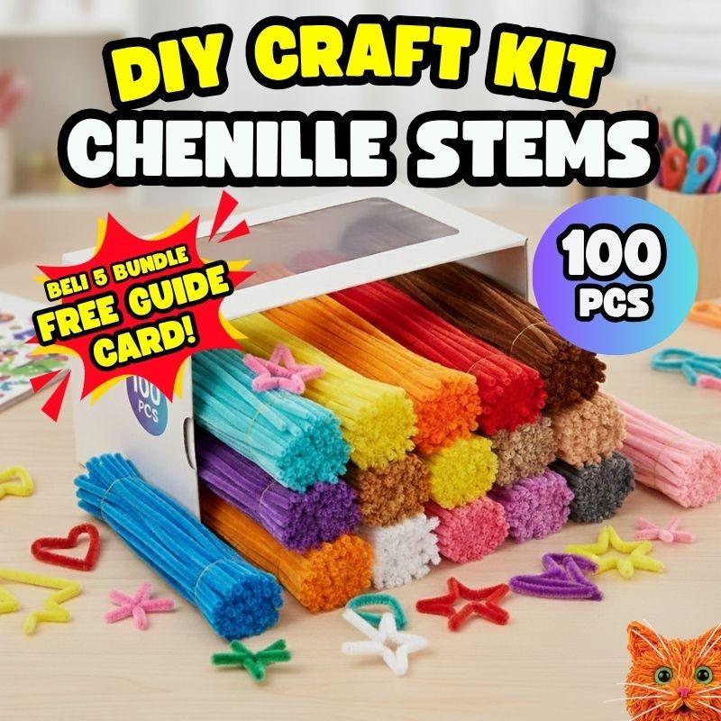 查看[TBF DIY Craft Kit Batang Chenille Stems 100pcs 37 Warna Campuran ...