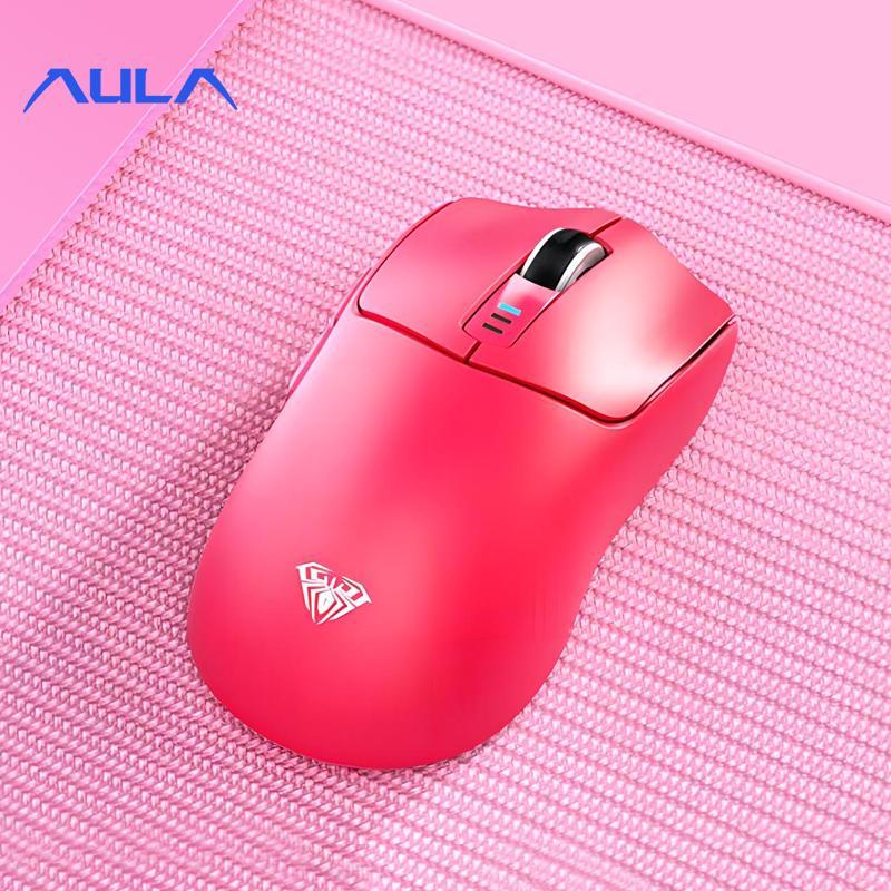 AULA SC580 Wireless Mouse for Gaming, 2.4G/Wired Mode Switch Gaming ...