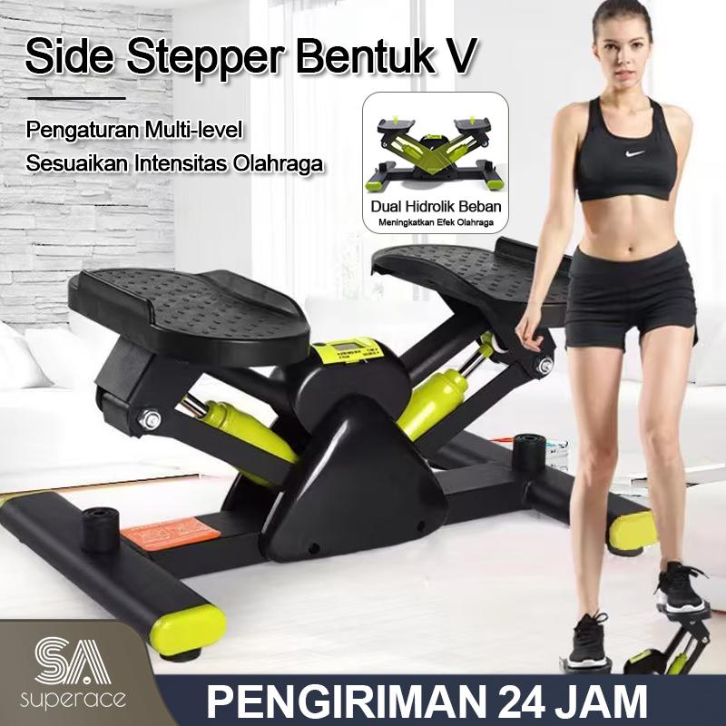 RIFOAMXN Mesin Latihan Stepper Stepper v stepper Di Rumah V Stepper Latihan Kaki Kebugaran Luar ...
