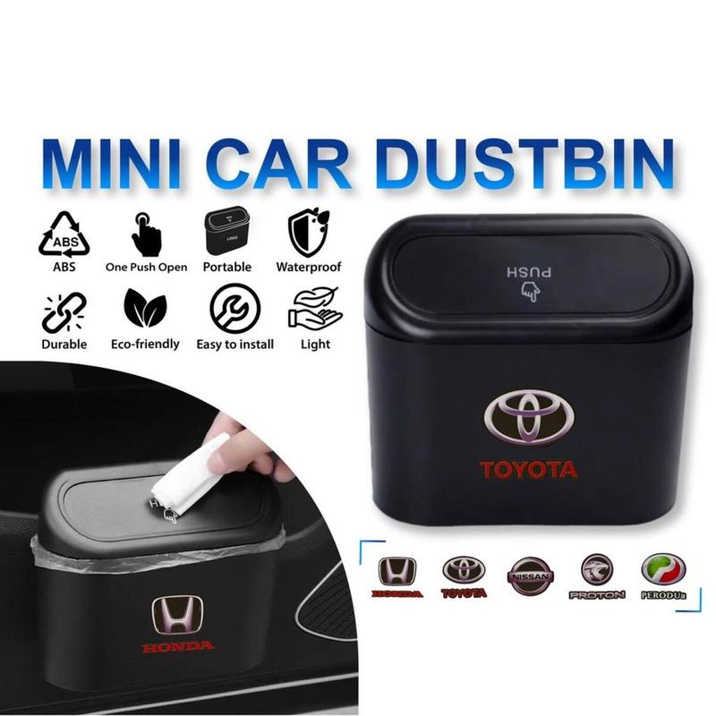 查看[1PC/2PCS Car Logo Universal Car Mini Hangable Dustbin Car Interior ...