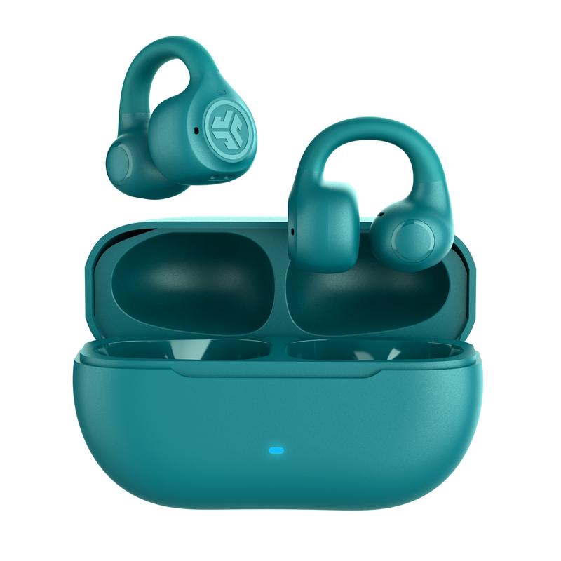 JLab Flex Open Earbuds, Open Ear Clip-On Fit, 21+ Hours Playtime, IPX4 ...