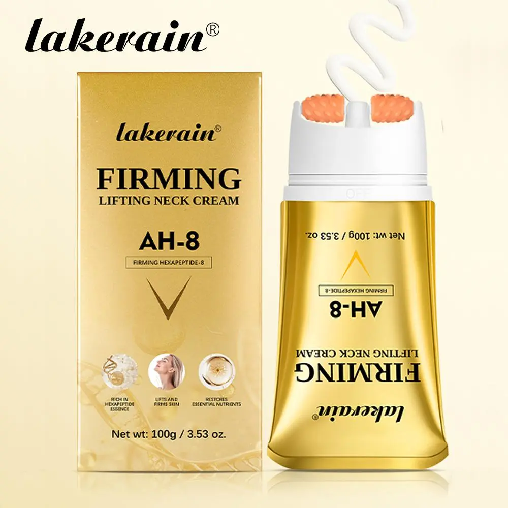 Firming Neck Cream with Massage Roller, Deep Moisturizing & Nourishing ...