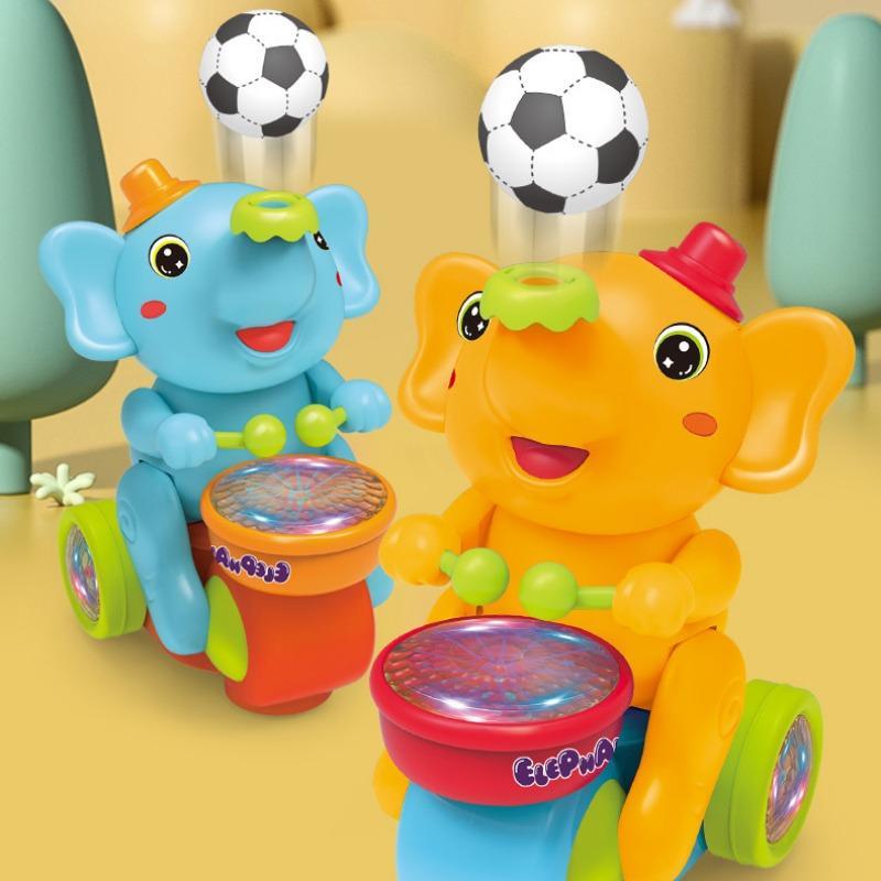 Elephant Design Electric Toy, 1 Box Cute Elephant Ride On A Tricycle ...