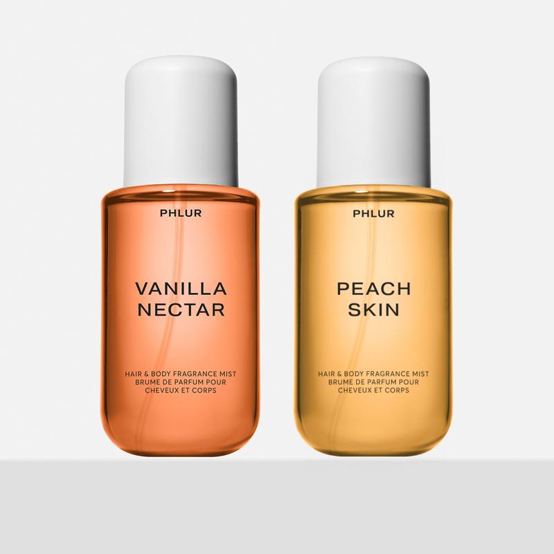 PHLUR Sugared Peach Body Mist Duo - Vanilla Nectar & Peach Skin Full ...