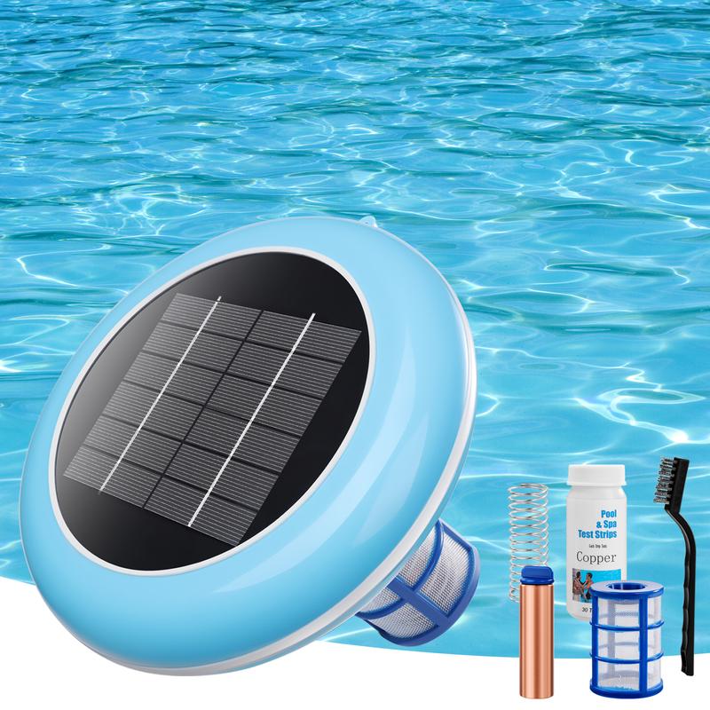 Pool Ionizer Solar Powered,Copper Ionization,Floating Automatic Water ...