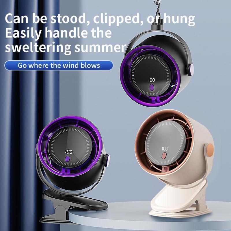 2Pcs only 35RM =two for one Portable Bladeless Clip-On/Wall Mount Fan ...