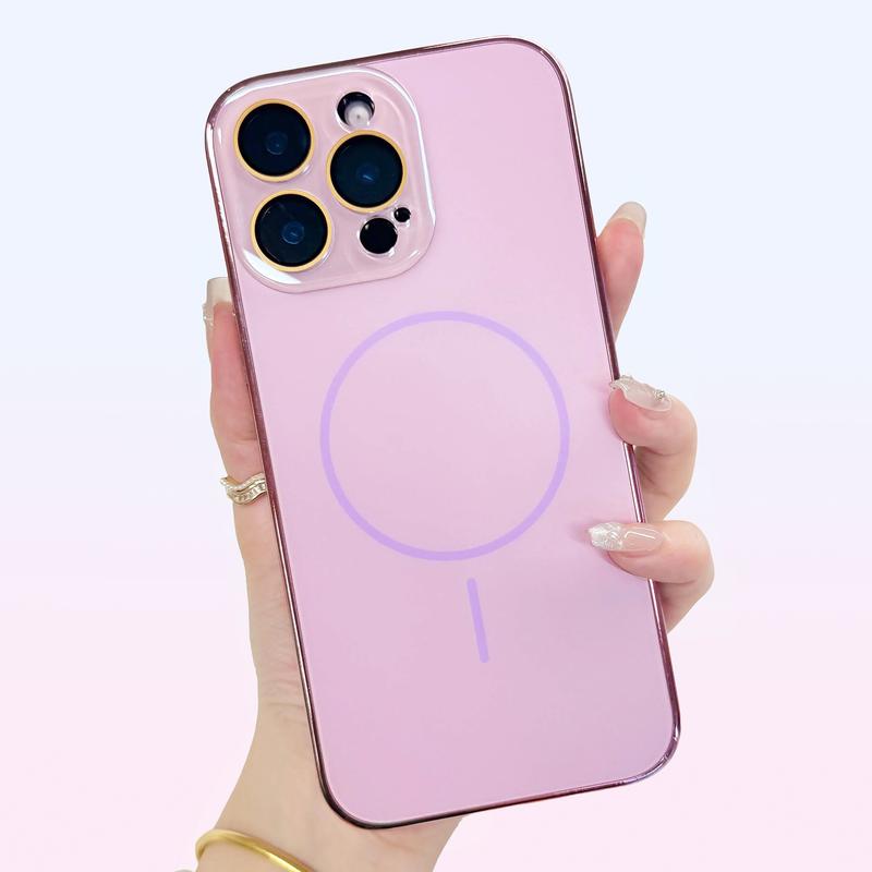 Magnetic Shockproof Matte Case Build in lens protector Anti-Fingerprint ...