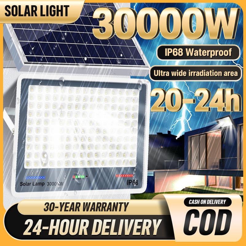 查看[Lampu Solar Outdoor 30000W LED Waterproof IP68 High Brightness Large ...