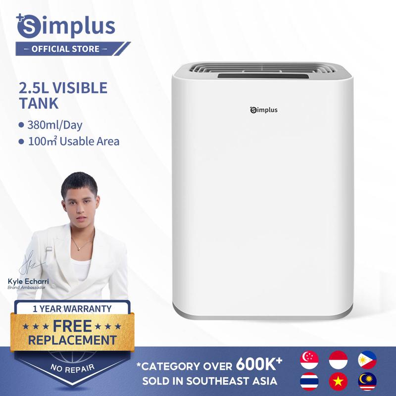 【LIVE】Simplus Smart Dehumidifier 500mL/Day 1L Visible Water Tank 30w ...