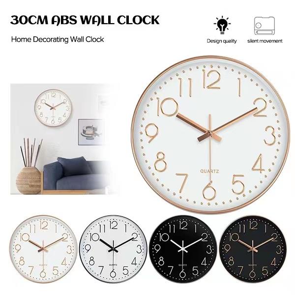 Wall clock Home Wall Quartz Clock digital clock jam dinding digital ...