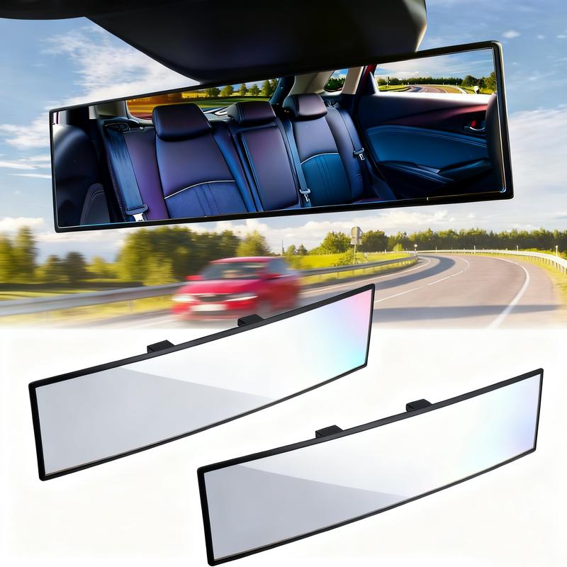 查看[Car Rear View Mirrors 11.8 Inch Wide-Angle Clip-On Design | Reduces ...