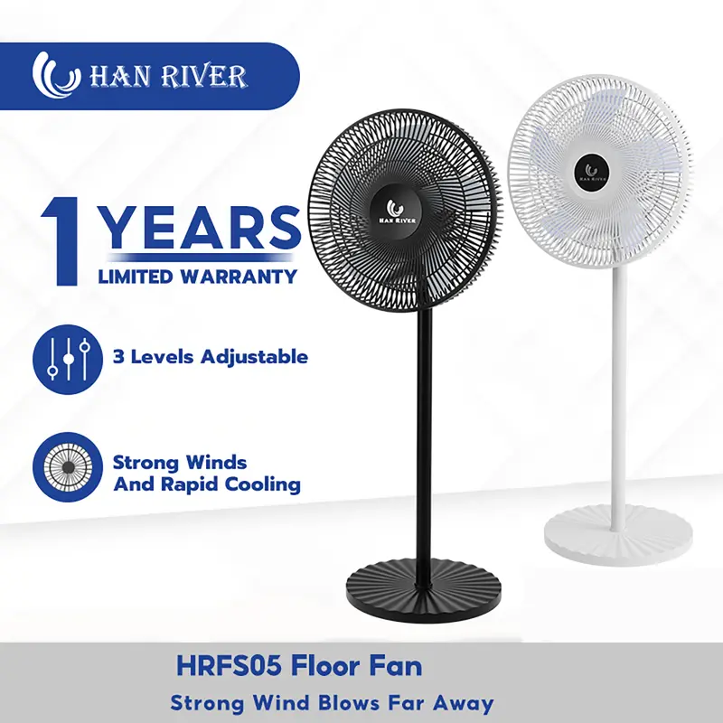 Han River Electric Fan New Stand Fan Wide-Angle Air Supply Energy ...