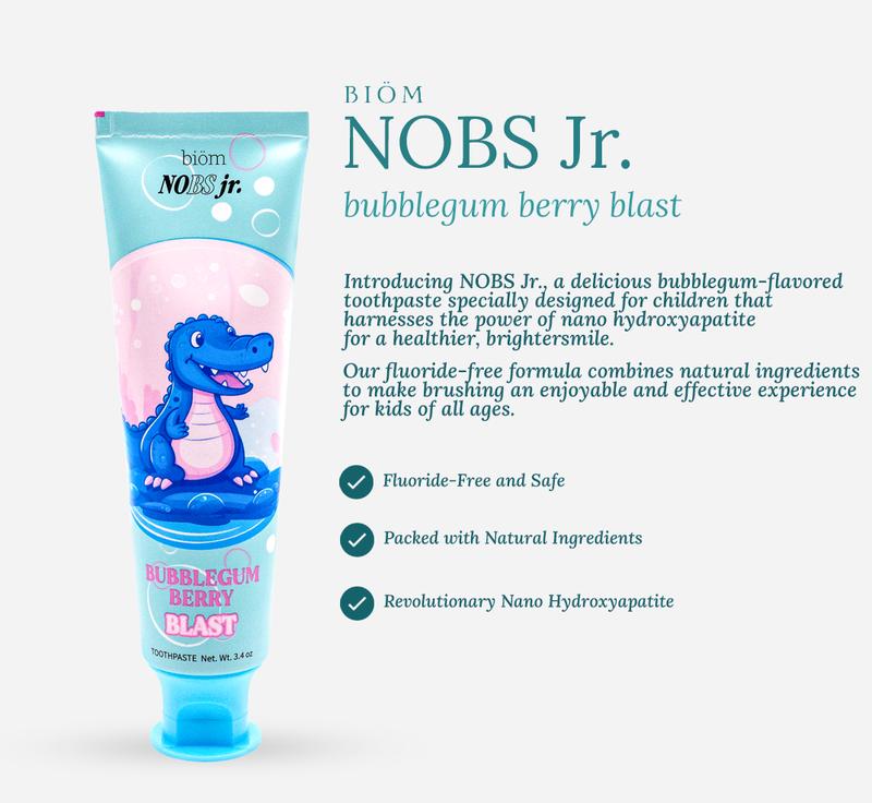 查看[NOBS Jr Kid's Toothpaste – Fluoride Free, Remineralizing - Dentist ...