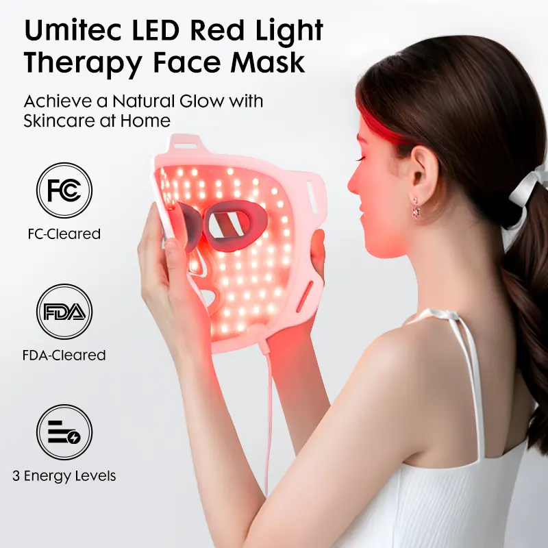 查看[Umitec FDA-Cleared LED Face Mask, 1-Year Warranty, 4 Customizable ...