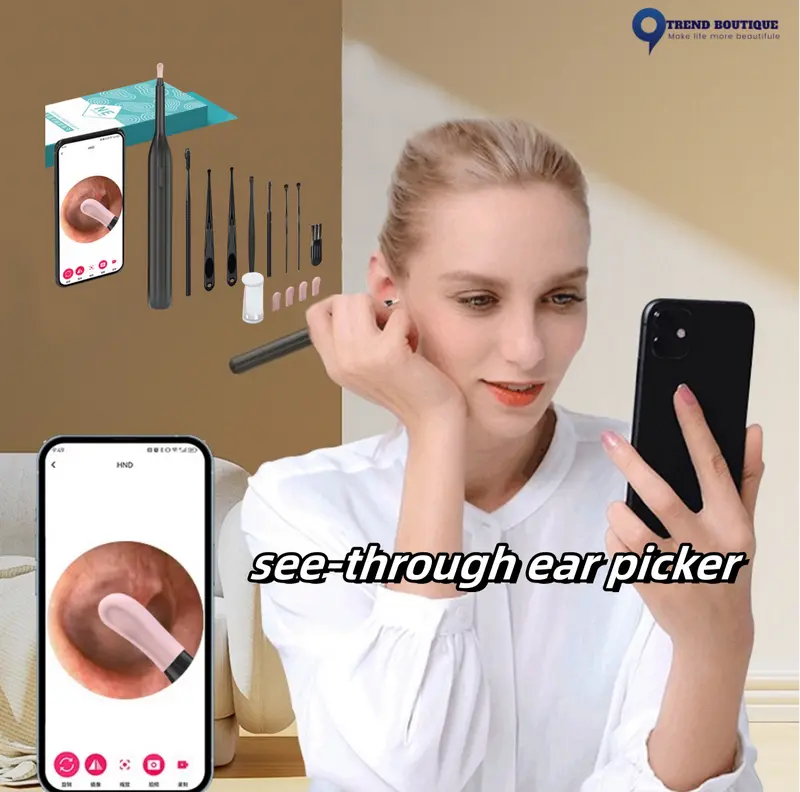 see-through ear picker Ear Retriever Camera Ear picks don't hurt your ...