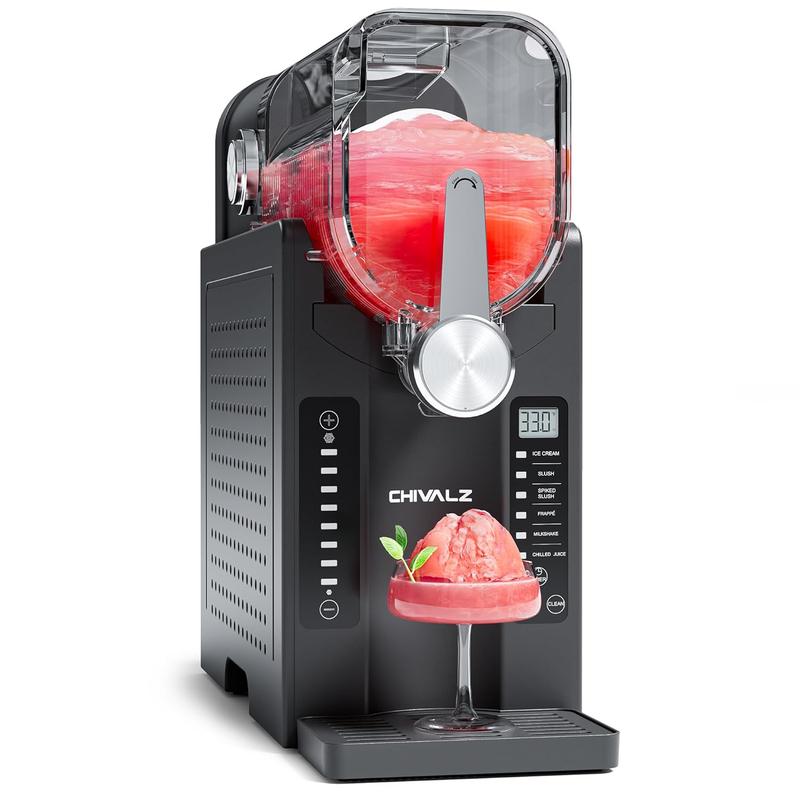 Slushie Machine, TEQUALO AD03 Professional Slushy Machine& Soft Serve ...