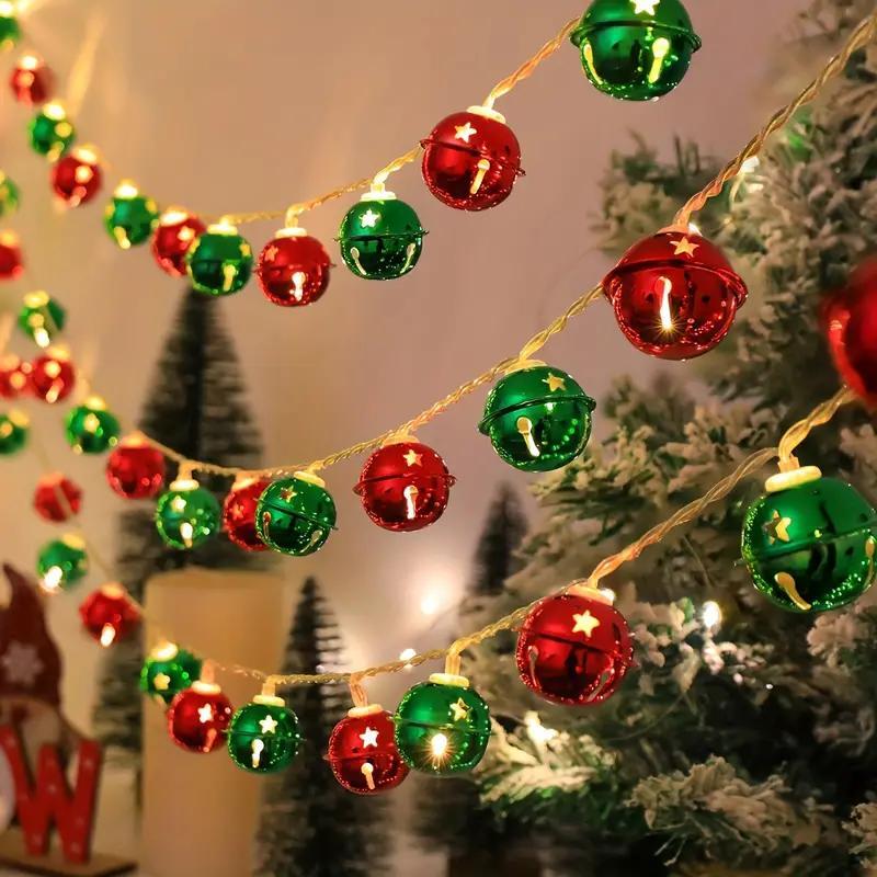 查看[Christmas Bell Decoration LED String Light Art Style, Perfect for ...