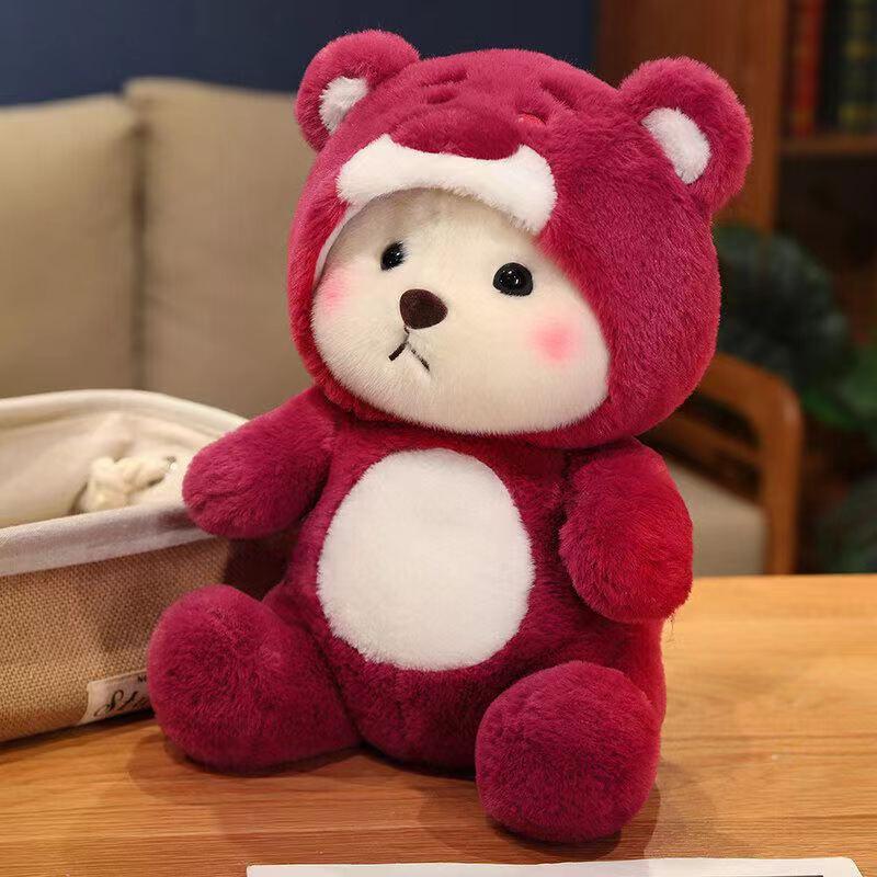 Beruang Comel Mainan Mewah Telinga Besar Jahitan Lembut Beruang Lena ...