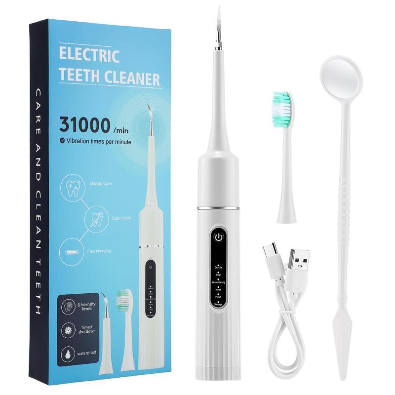 6-speed Adjustment Electric Toothbrush with Replacement Brush Head, 1 ...