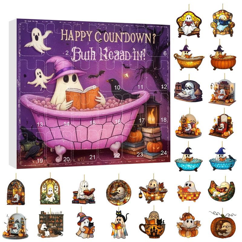 Halloween Countdown Calendar Set, 24-Piece Ghost B TikTok爆款商品分析 - GMV ...