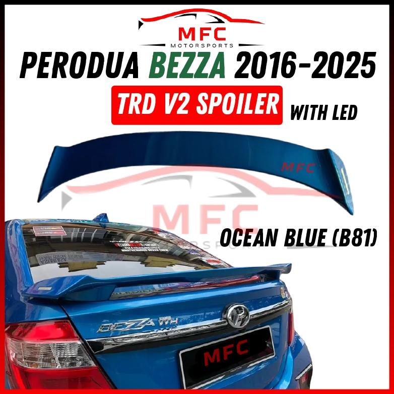 查看[Perodua BEZZA 2016-2025 TRD V2 Spoiler with TRD Sportivo logo and ...