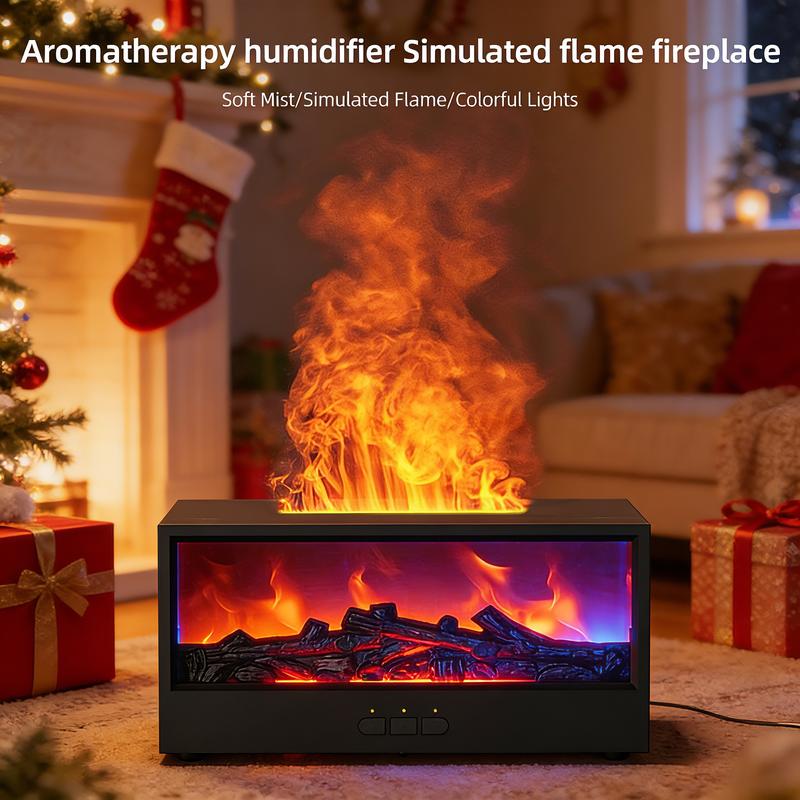 查看[humidifier Air Purifier and Humidifier 7-Color LED Flame Effect ...