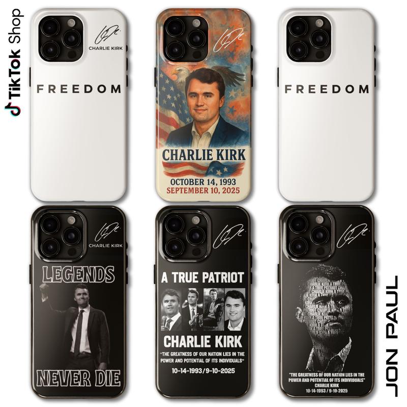 查看[Freedom Charlie Kirk Phone Case, Patriot Charlie Kirk Signature ...