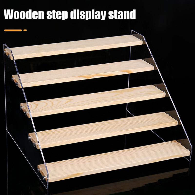 Wooden Acrylic Display Stand 2/3/4/5 Tier Stepped TikTok爆款商品分析 - GMV/销量 ...