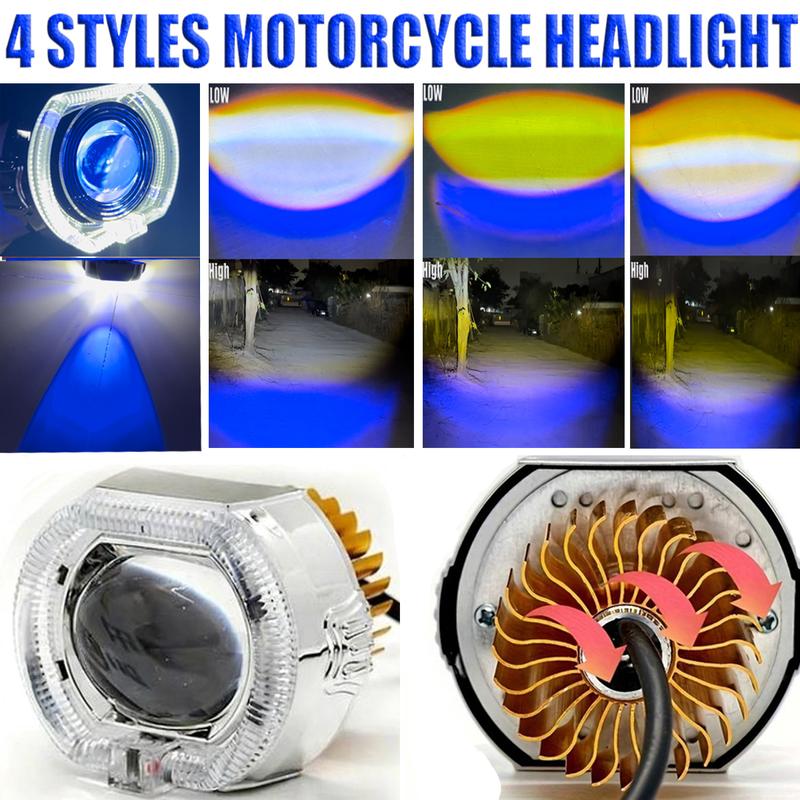 Motorcycle Headlights 2.5/3/4.5Inch LED Projector TikTok爆款商品分析 - GMV/销量 ...