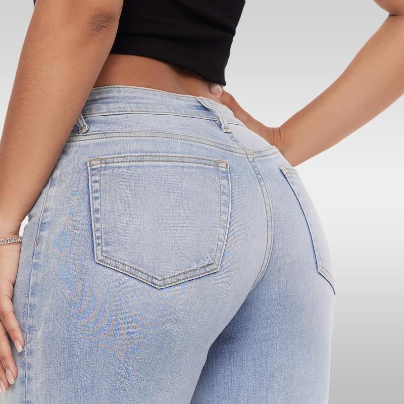 查看[Magic ONESO Mid-low Rise Baggy Jeans Stretchy Wide Leg for Women ...
