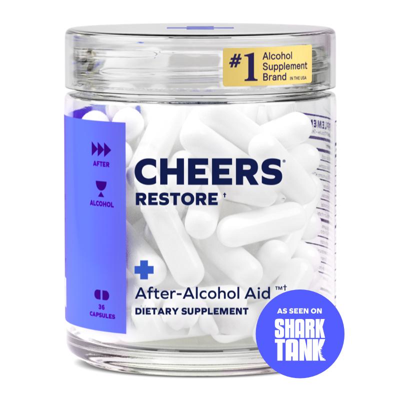 Cheers Restore | Supplement with DHM + L-Cysteine | 12 Doses | 36 ct ...