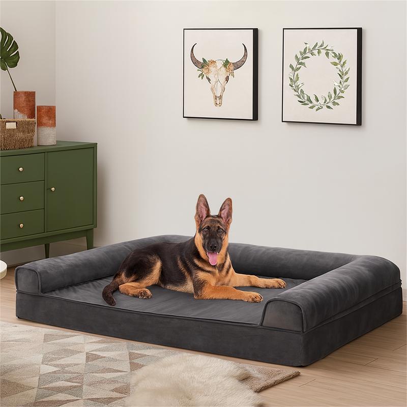 查看[XXL Memory Foam Orthopedic Dog kennel Bed 6.5 Inch Thick for Senior ...