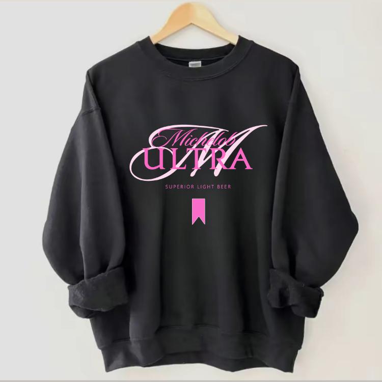 查看[Pink Michelob Ultra Sweatshirt/Hoodie/Tshirt, Cute Retro Beer Logo ...